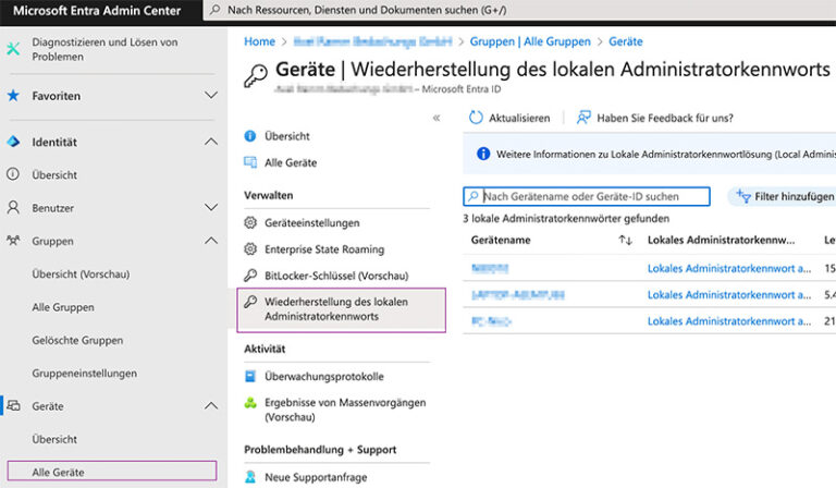 How-to: LAPS für Entra ID einrichten