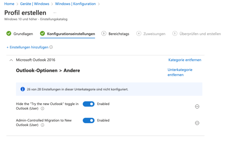 Unterbindung der automatischen Umstellung auf das neue Outlook ab ... Unterbindung der automatischen Umstellung auf das neue Outlook ab ...